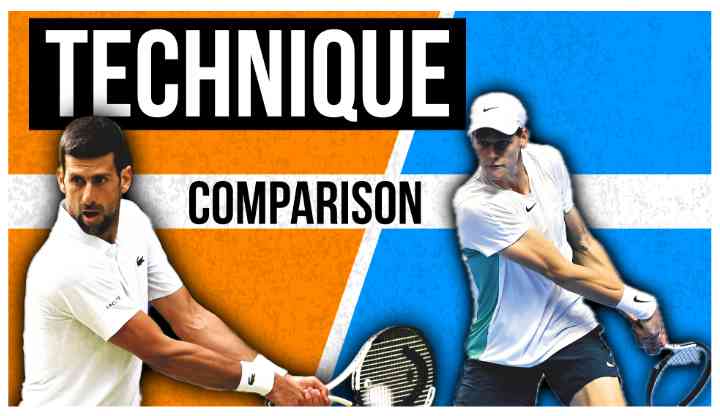 Jannik Sinner Vs Novak Djokovic: Backhand Technique Comparison - Tennis ...